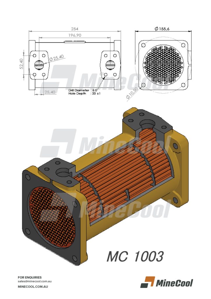 Tube & Shell Cooling Components — MineCool
