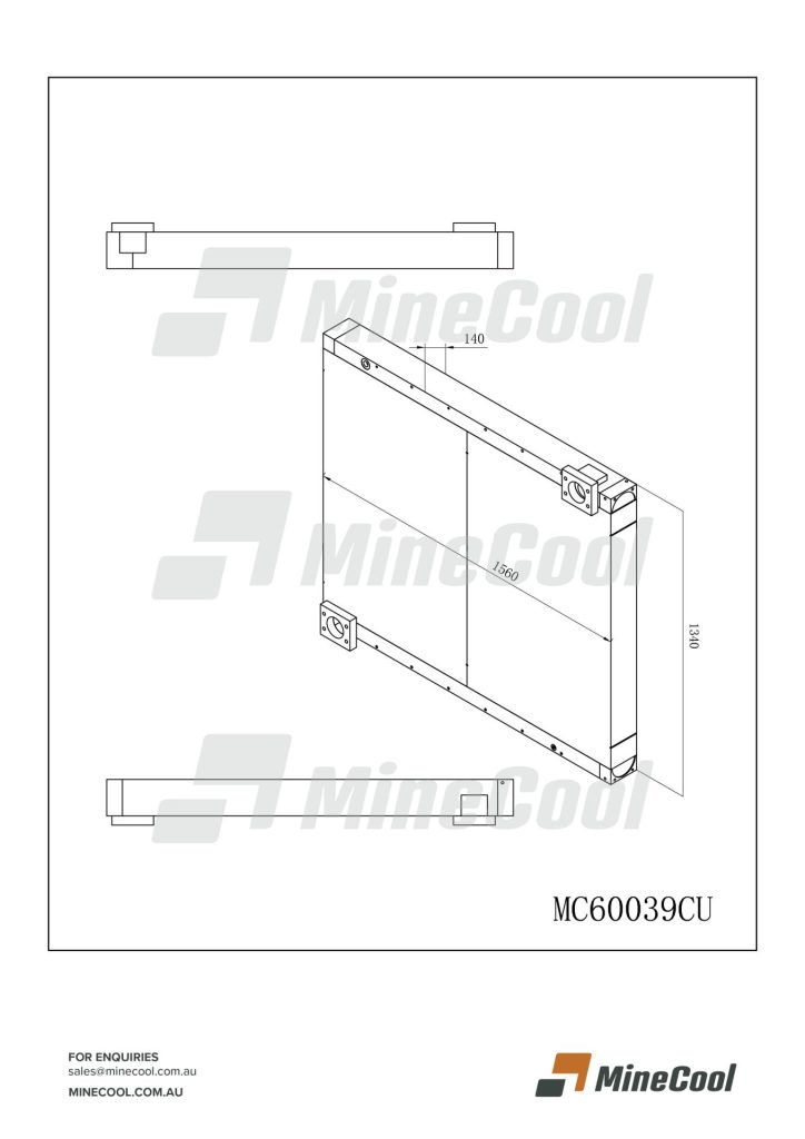 COOLER HYDRAULIC OIL COMPLETE MINECOOL LIEBHERR 996 996B — MineCool ...